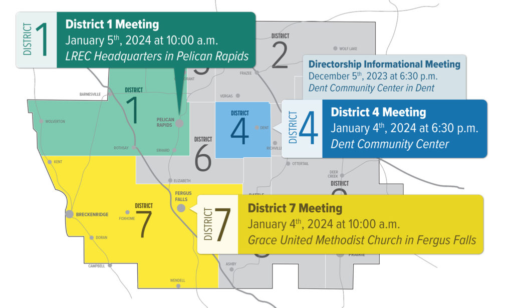 2024 District Meetings - Lake Region Electric Cooperative