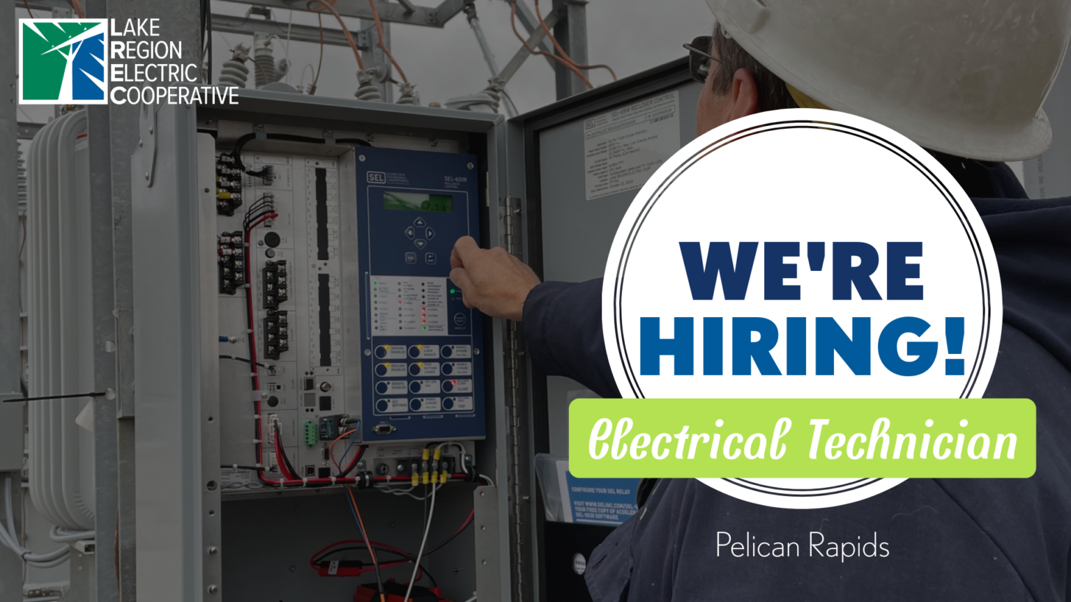 We’re hiring an Electrical Technician! - Lake Region Electric Cooperative